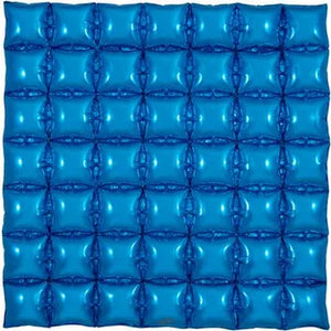 Oaktree 36inch Blue 7x7 Waffle Foil Balloon