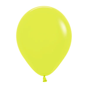 Sempertex Neon Yellow Latex Balloons
