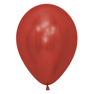 Sempertex Reflex Crystal Red Latex Balloons