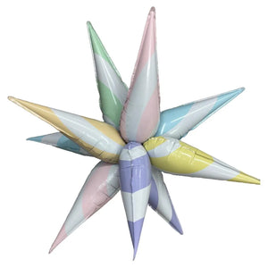 26 inch 12 Point Candy Starburst Foil Balloon
