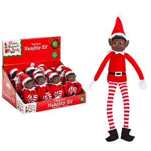 Chip the Elf 12 inch Red Long Leg Soft Body Vinyl Face Elf with Hat x4